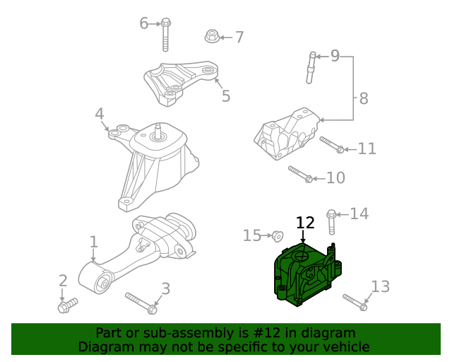 21830-P2650 - Mount - 2021-2023 Kia Sorento | Kia Auto Parts
