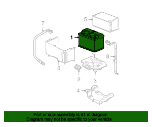 1998-2014 Volkswagen Vehicle Battery 000-915-089-F-DSP | OEM Parts Online