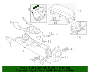 51167951778 - 2020-2023 BMW Cup Holder Mat (51-16-7-951-778) | BMW of ...