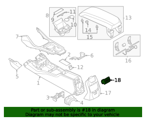 Genuine BMW 64-22-6-828-272 | Air Vent Grille | FREE Shipping on Most ...