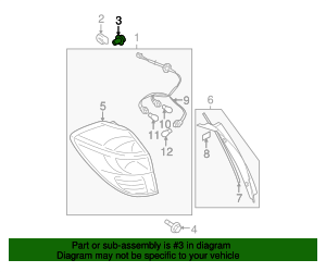 2002-2021 Subaru Cover Clip 909140012 | TascaParts.com