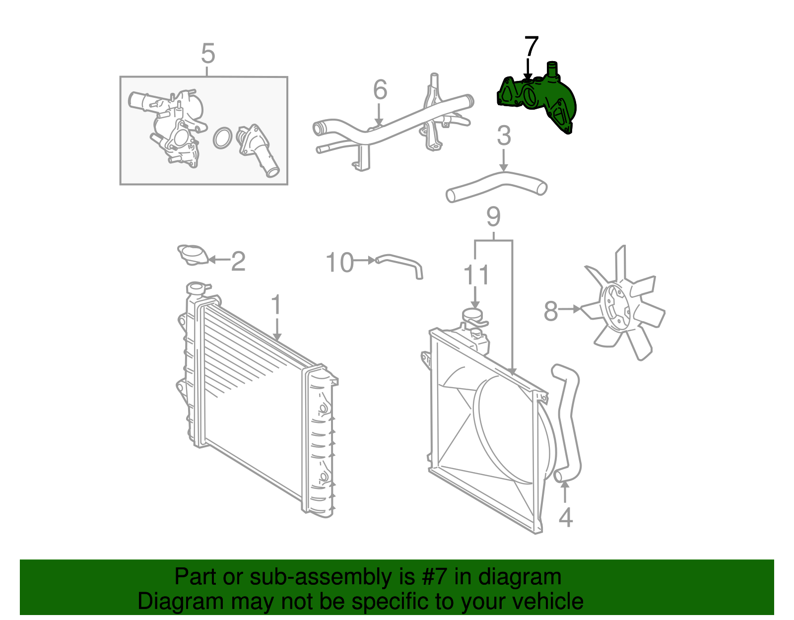 2005-2011 Toyota By-Pass Pipe 16356-31011 | OEM Parts Online