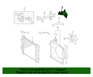 2005-2011 Toyota By-Pass Pipe 16356-31011 | OEM Parts Online