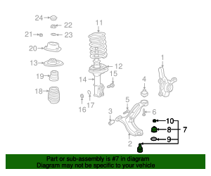 2000-2005 Hyundai Accent Ball Joint 54503-25A00 | OEM Parts Online