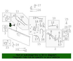 91402-SJC-A00 - Hinge Plate 2006-2023 Honda Ridgeline | Honda Parts Online