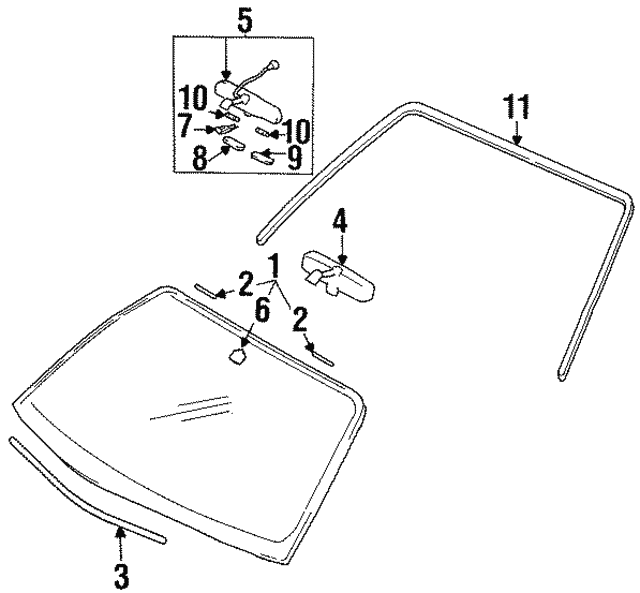 MB344738 - Windshield Fastener - 1993-2000 Mopar | Mopar Parts Canada