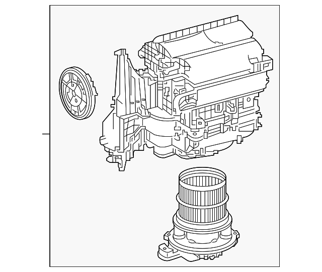 87130-06410 - Blower Assembly - 2018-2024 Toyota | OEM Genuine Toyota Parts