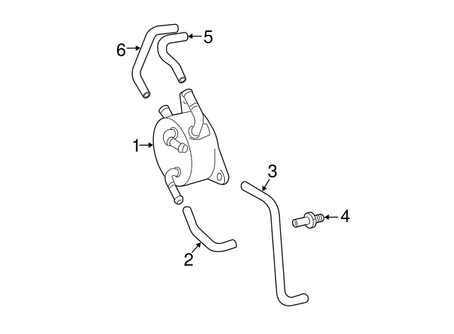 2010-2011 Toyota Camry Automatic Transmission Oil Cooler 33493-33010 ...
