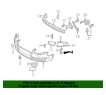 2002-2009 Audi Bumper Cover Bolt 8E0-807-893 | Audi OEM Parts