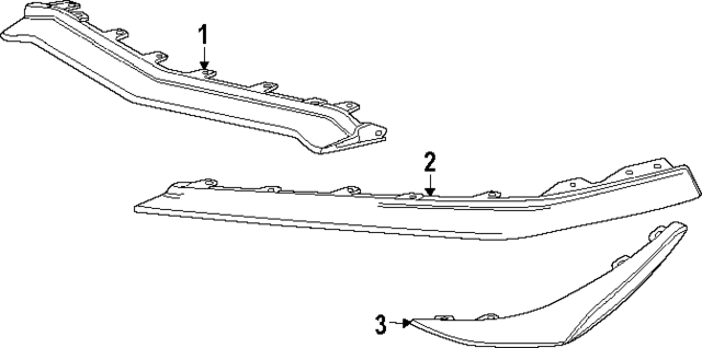 2023-2024 Chevrolet Corvette F Spoiler 84361434 | TascaParts.com