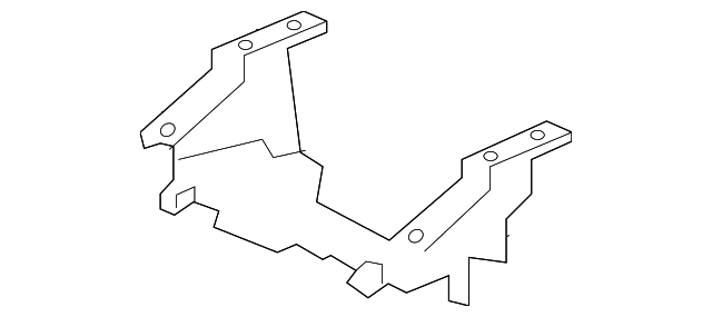 71125-T3V-A00 - Stay Front Grille - 2014 Honda Accord | Genuine Honda Parts