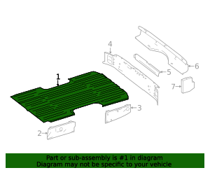 906-616-10-68 - Floor Pan 2010-2024 Mercedes-Benz | Mercedes-Benz USA Parts