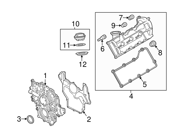 955-101-052-00 - Engine Crankshaft Seal 2013-2016 Porsche Cayenne ...