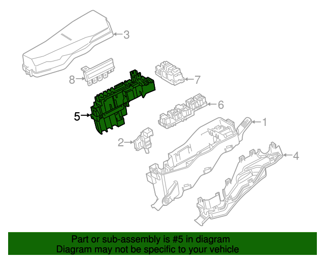 2018-2021 Toyota Fuse Holder 82610-33130 | OEM Parts Online