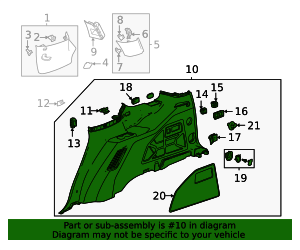 84799872 - F Panel 2021-2023 Cadillac Escalade | AutoNationParts.com