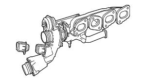 254-090-55-00 - Turbocharger 2022-2023 Mercedes-Benz C 300 | Mercedes ...
