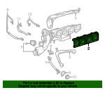 274-142-01-80 - Turbocharger Gasket 2015-2023 Mercedes-Benz | Mercedes ...