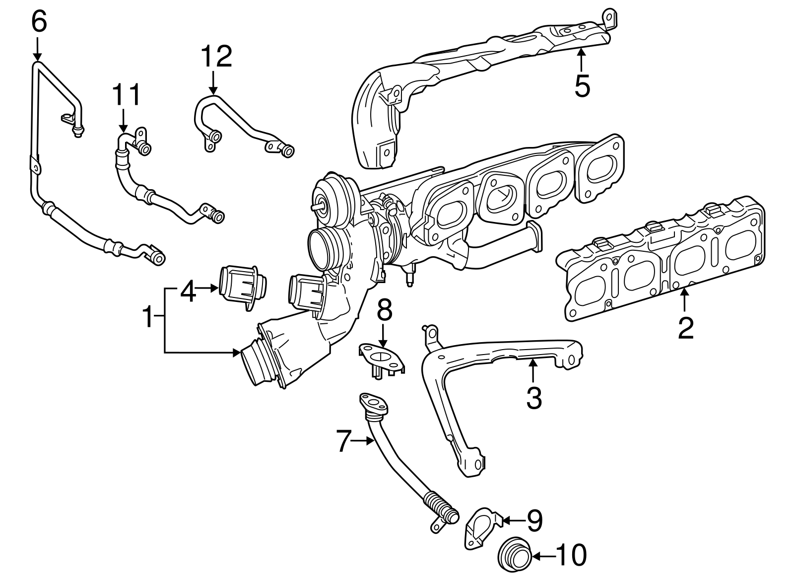 264-906-28-00 - Parts Kit, Actuator Motor Mercedes-Benz USA Parts