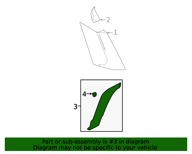 2020-2023 Land Rover Range Rover Evoque Wheel Opening Molding LR136889 ...