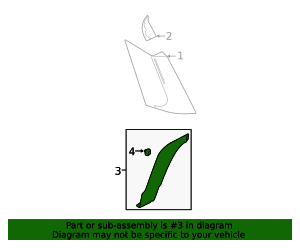 2020-2023 Land Rover Range Rover Evoque Wheel Opening Molding LR136889 ...