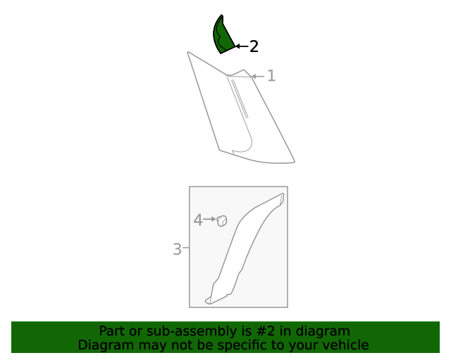 2020-2021 Land Rover Range Rover Evoque Finish Molding LR136904 | OEM ...