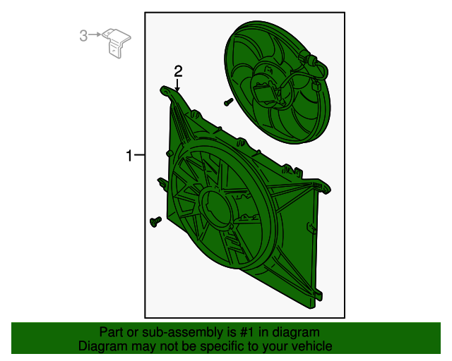 30680547 - Engine Cooling Fan Motor - 1999-2004 Volvo | Volvo OEM Parts ...