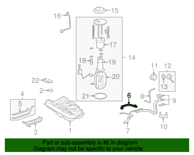 2009-2015 Toyota Venza Vent Hose 77404-0T020 | OEM Parts Online