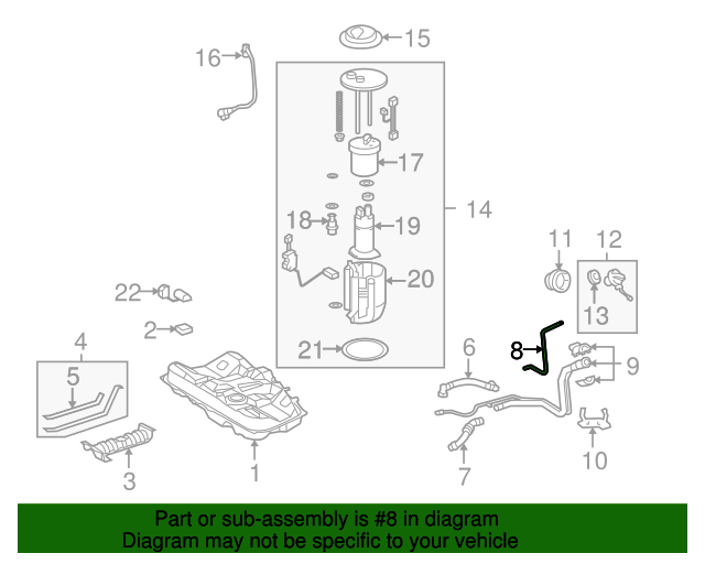 77226-0T020 - Breather Tube - 2013-2015 Toyota Venza | OEM Genuine ...