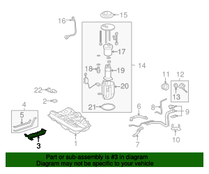77606-0T010 - Fuel Tank Shield 2009-2015 Toyota Venza | AutoNationParts.com