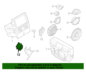 Genuine Porsche 7PP-035-223-M |Amplifier | FREE Shipping on Most Orders ...