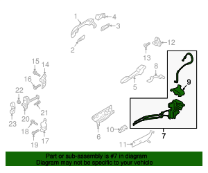 2018-2023 Kia Stinger Lock Assembly 81410-J5000 | Retail Performance ...
