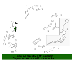 79420-F6000 - Upper Hinge 2017-2024 Kia | Kia.Parts Store