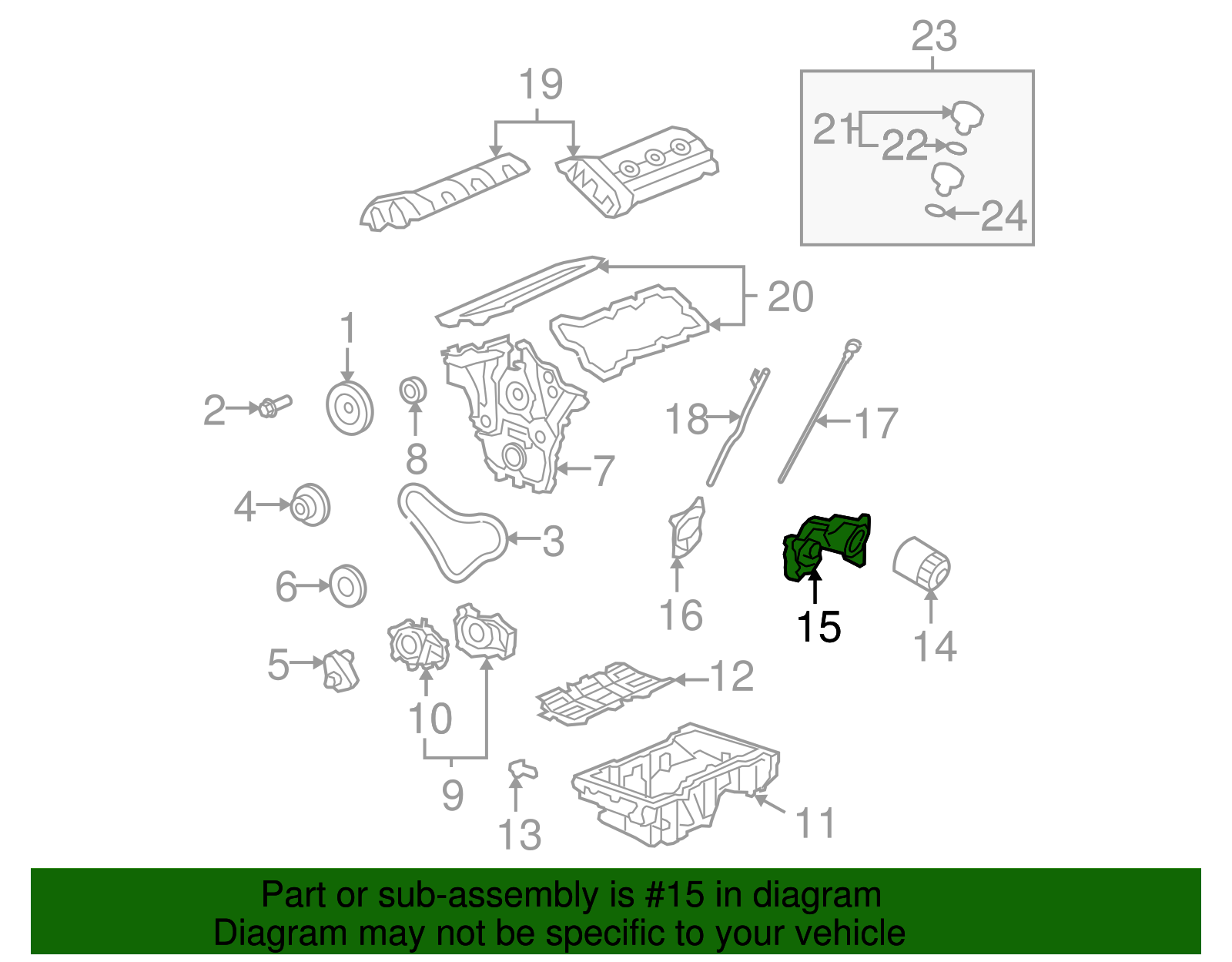 2007-2017 GM Oil Filter Adapter 12690205 | NewAutoParts.com