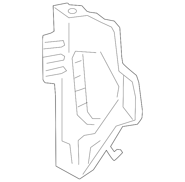 84666934 GM Body Passenger Side Front Bumper Fascia Bracket | GM Parts ...