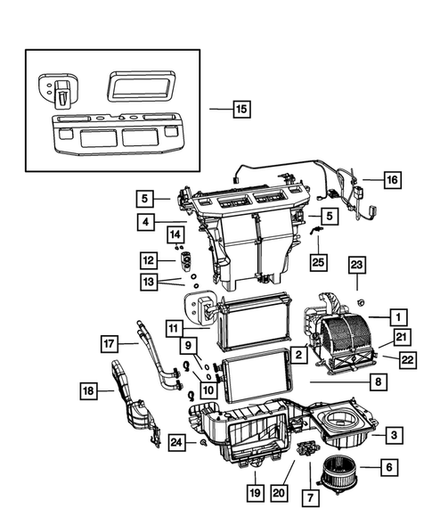 Air Conditioner and Heater Units for 2010 Dodge Grand Caravan | Mopar ...