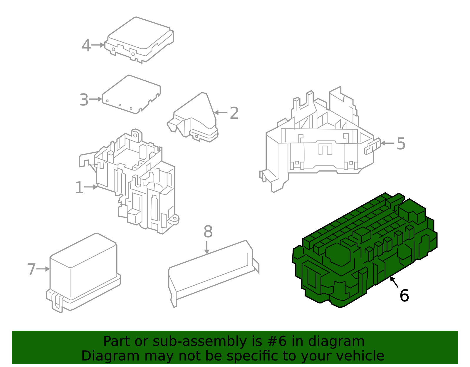24350-5NA0A - Fuse & Relay Box 2019-2020 Infiniti QX50 | INFINITI Parts ...