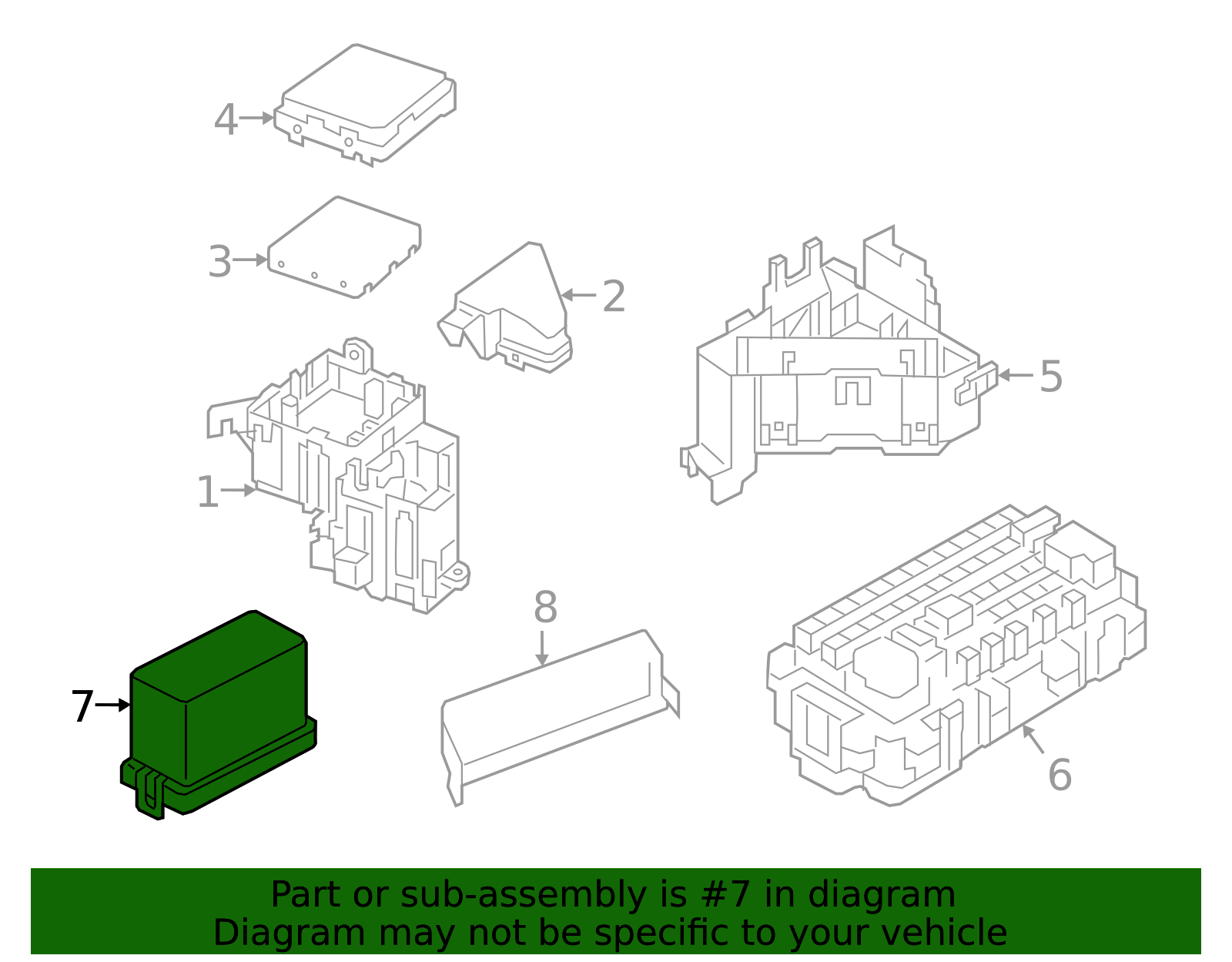 2019-2020 Infiniti QX50 Relay Cover 24382-7990B | Faulkner Infiniti of ...