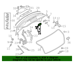 8W8-827-566-D - Release Handle 2018-2023 Audi | Audi OEM Parts