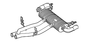 253-490-79-00 - Exhaust Muffler 2018-2021 Mercedes-Benz | Mercedes-Benz ...