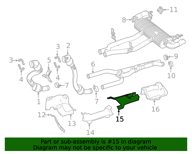 2016-2022 Mercedes-Benz Heat Shield 253-680-00-00 | AutoNationParts.com