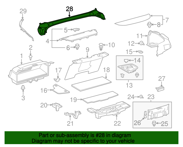 2018-2021 Lexus Window Molding 75575-11010 | OEM Parts Online