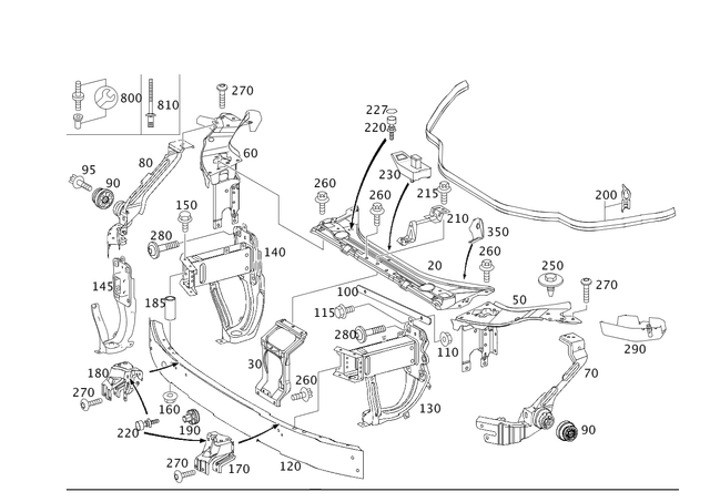 211-620-09-16 - Reinforcement 1994-2025 Mercedes-Benz | Mercedes-Benz ...