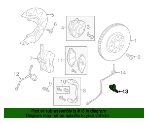 2015-2023 Volkswagen Vehicle Speed Sensor WHT-003-861-B | VW Direct ...