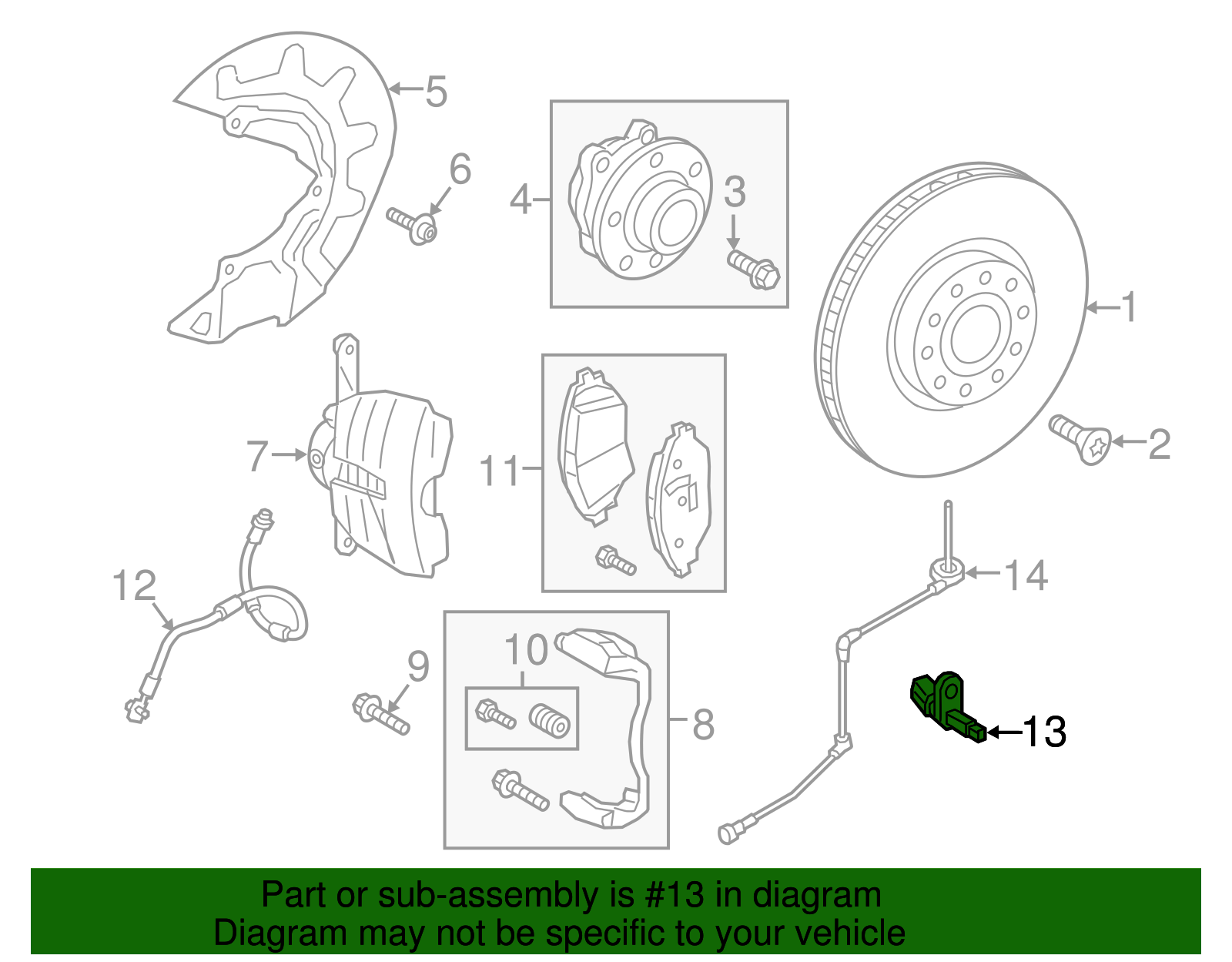 2015-2023 Volkswagen Vehicle Speed Sensor WHT-003-861-B | QuirkParts