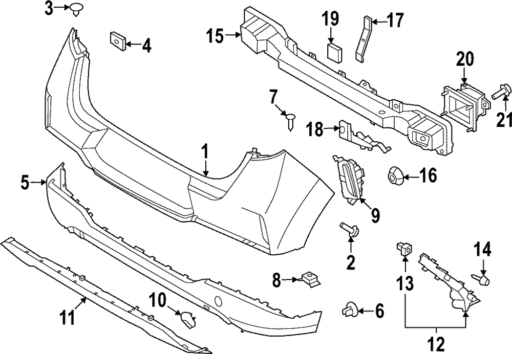 2023-2024 Kia Soul Impact Bar 86631-K0AA0 | Kia Automotive Parts