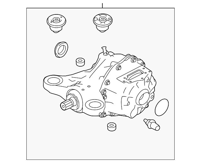 2017-2023 Land Rover Differential Assembly LR161862 | Land Rover ...
