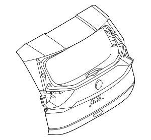 2021 Nissan Rogue Lift Gate 9001A-6RC1A | TascaParts.com