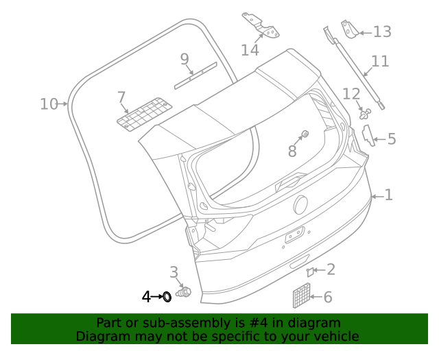 2021-2024 Nissan Overslam Bumper Stopper 908A0-6RR0A | OEM Parts Online