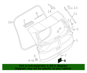90139-6RA0A - Lower Plate - 2021-2023 Nissan Rogue | Nissan OEM Parts ...