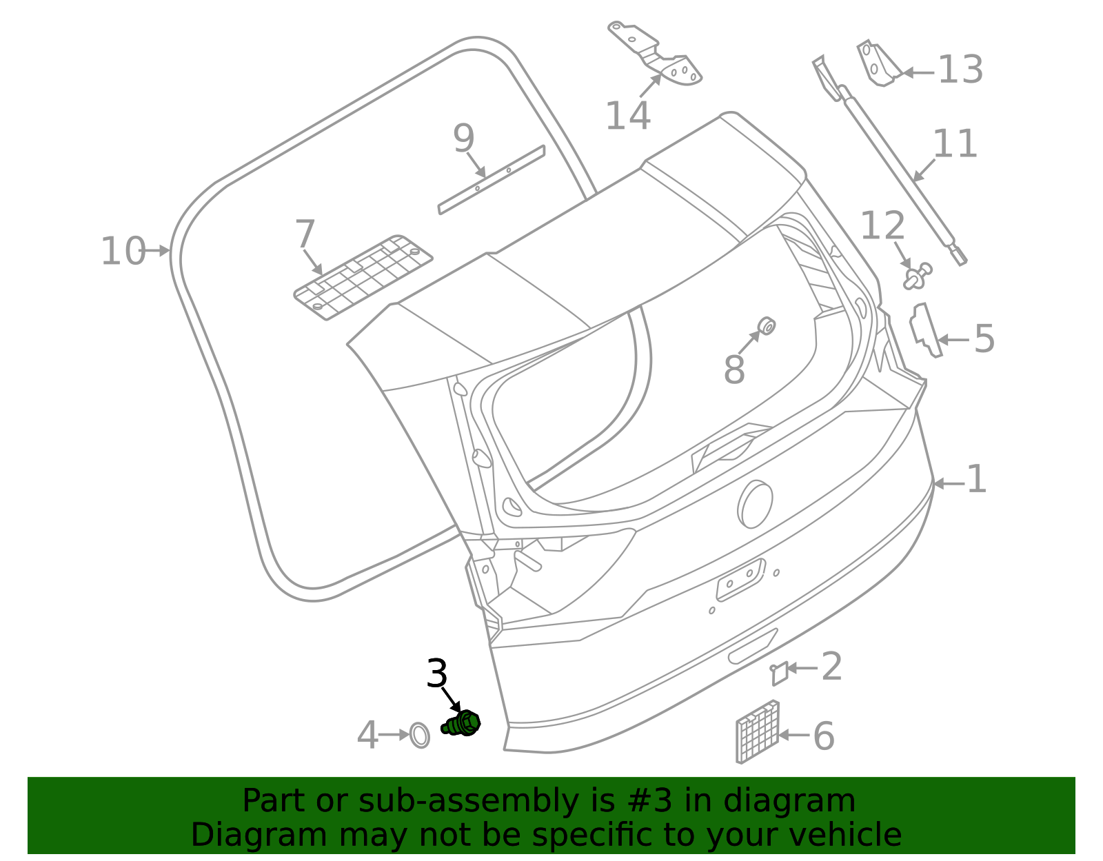 90878-6RR1A - 2021-2025 Nissan Rogue - Overslam Bumper | Anicra Nissan ...